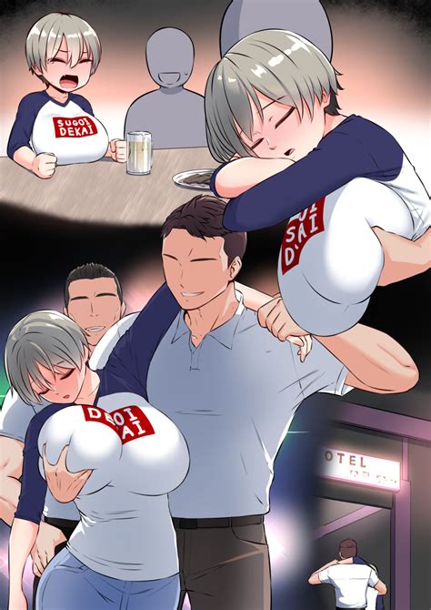 Rule 34 1girls 2boys 2d Alcohol Bar Beer Big Breasts Breast Grab