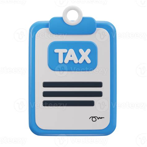 Clipboard With Tax Return Icon 33139162 Png