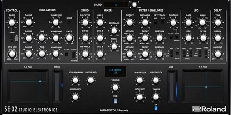 Roland SE MIDI Patch Editor Controller Synthtopia