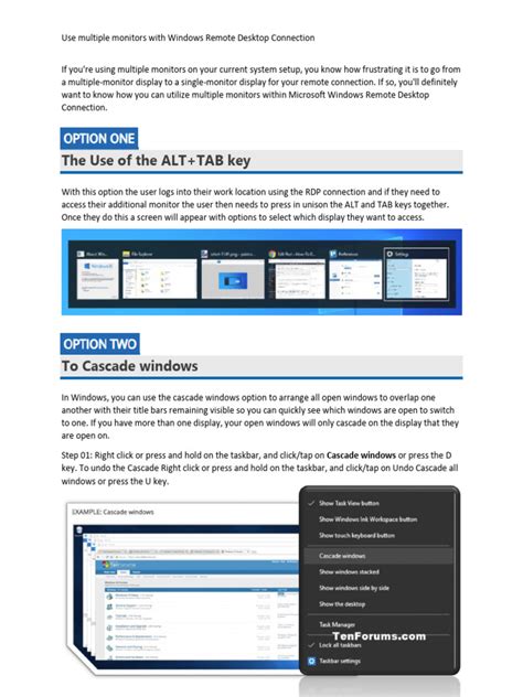 Using Multiple Monitors With Rdp Pdf