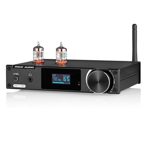 Douk Audio Dac T1 Pro Hifi Tube Stereo Preamp Usb Dac Bluetooth Receiver S Pdif D A Audio