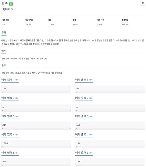 백준 Baekjoon 1065번 한수 Python파이썬 Calko Lab