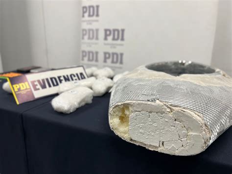PDI realizó la mayor incautación de metanfetamina en el Aeropuerto de