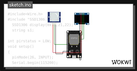Sketch Ino Wokwi ESP32 STM32 Arduino Simulator