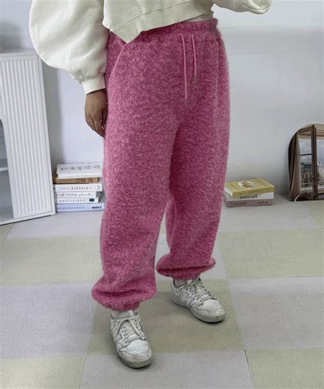 한파대비☃️기모안감3color 겨울 빅사이즈 방한복 앙고라 조거팬츠 앙큼이팬츠 에이블리