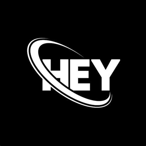 Premium Vector Hey Logo Hey Letter Hey Letter Logo Design Initials