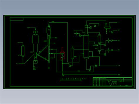 反应 再生及分馏系统工艺流程图 Autocad 模型图纸免费下载 屿双网