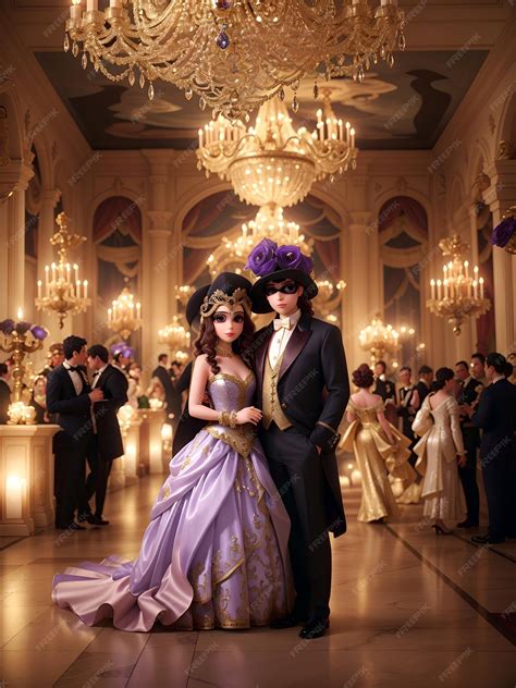 Premium Ai Image A Man And Woman Dressed In Formal Attire