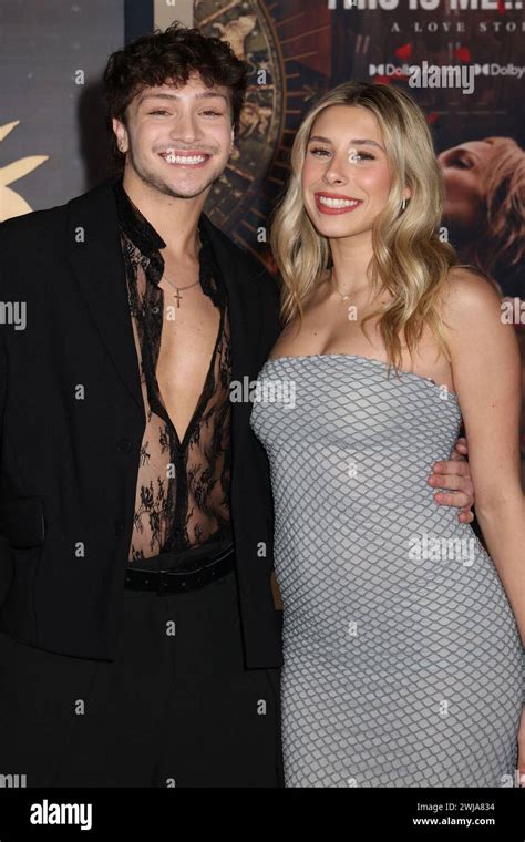 Diego Pasillias Emma Mather 02 13 2024 The Los Angeles Premiere Of