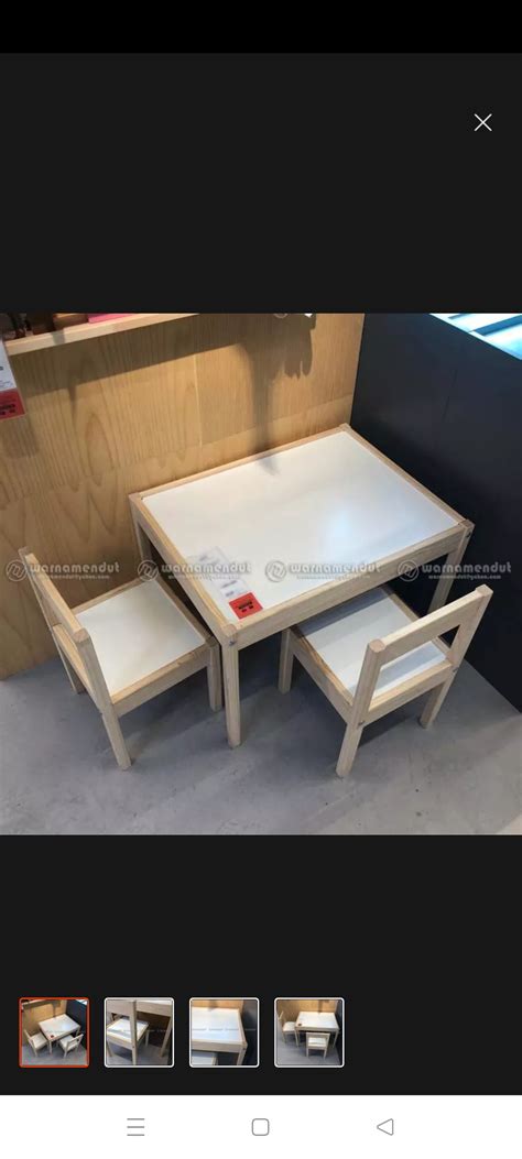 Meja Kursi Siswa Kayu Set Siplah