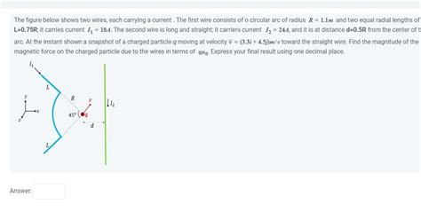Solved The Figure Below Shows Two Wires Each Carrying A Chegg