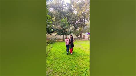 आडू के पेड़ के फूल आ गए और कन्नू आए हुए हैं सामने Haryanvisong