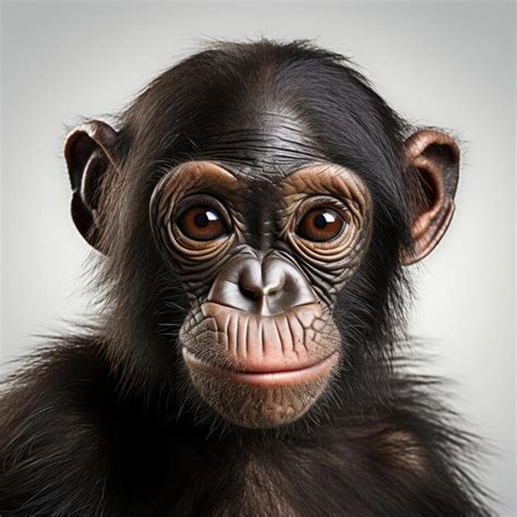 Premium AI Image Soulful Closeup Of Bonobo