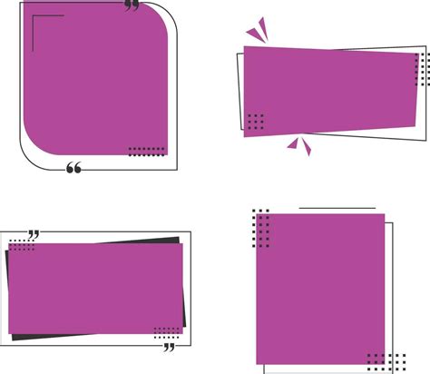 Modern Text Box With Geometric Shape Vector Icon Set Vector Art At Vecteezy