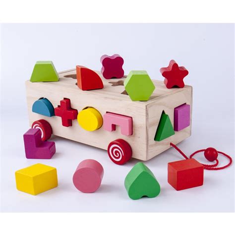 Shape Sorter Block Recognition Puzzle Toys Educati Grandado