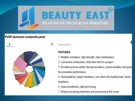 Ppt Pvdf Aluminum Composite Panel Powerpoint Presentation Free