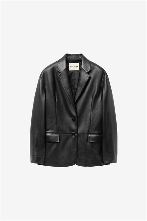 이태리 레더 블레이저 Black 감도 깊은 취향 셀렉트샵 29cm