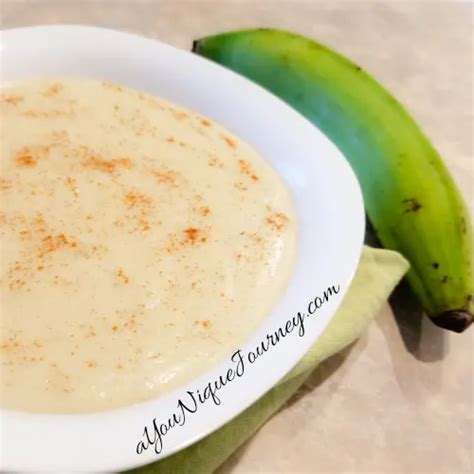 Jamaican Plantain Porridge Recipe A YouNique Journey