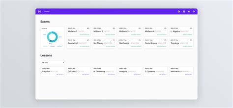 Material Design Exam Grading Web App Behance