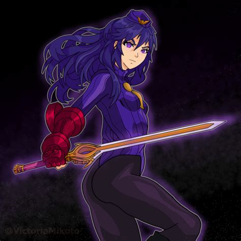 Hypnohub Alternate Costume Blue Eyes Blue Hair Bodysuit Boots Bracers