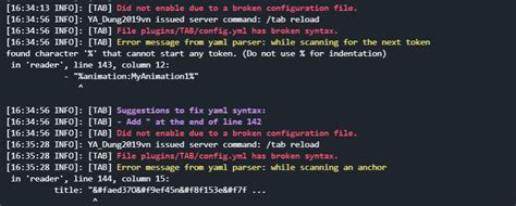 Bug Error Message From Yaml · Issue 592 · Neznamytab · Github