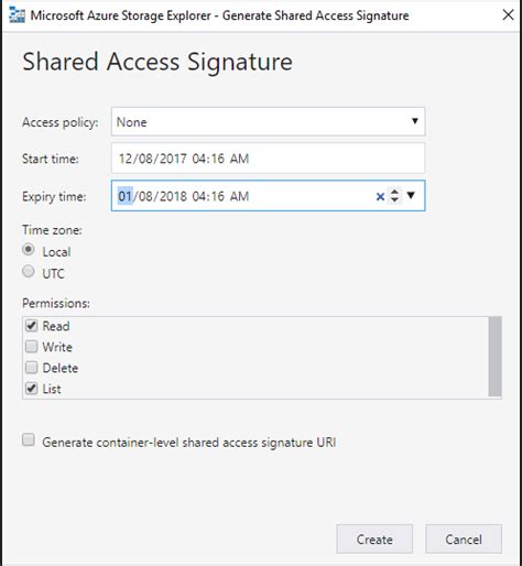 step 4 store your appsource package on azure storage and generate a