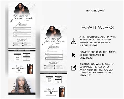 White Acuity Template Canva Acuity Minimal Acuity Acuity Schedule