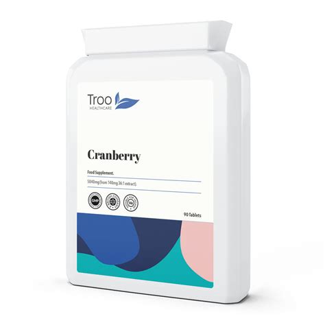 Cranberry Extract Tablets For Urinary Tract Uti Support Troo Health