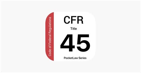 ‎cfr 45 Public Welfare On The App Store