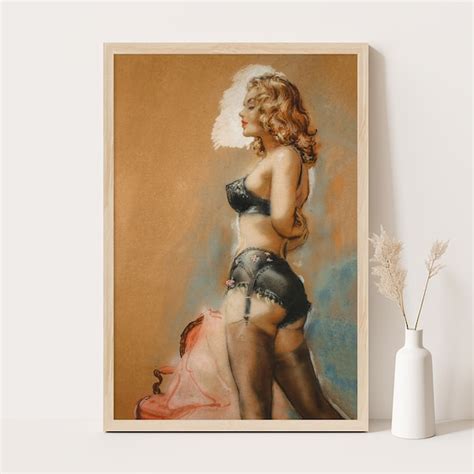 Pin Up Girl Posters Etsy