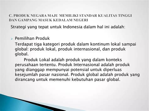 Strategi Indonesia Dalam Memenangi Persaingan Global PPTX