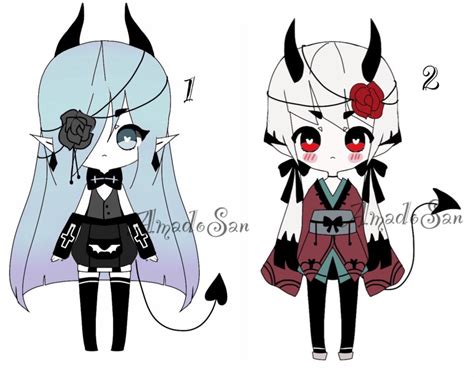 Demon Girls Adoptable Closed By As Adoptables On Deviantart