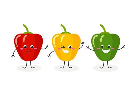 Bell Pepper Cartoon Over 10339 Royalty Free Licensable Stock