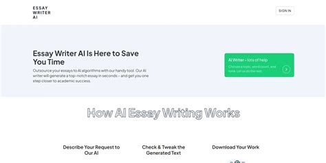 Ai Essay Writer