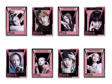 BLACKPINK BORN PINK TOUR Photocards Core Global Org