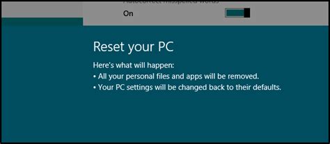 How To Refresh Or Reset Your Windows 8 PC Without The DVD