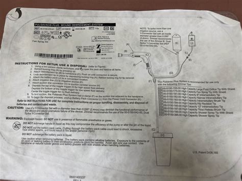New ZIMMER 00 5150 475 01 Pulsavac Plus Wound Debridment System Disposables General For Sale