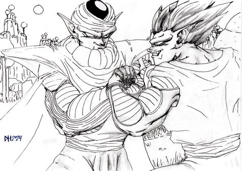 Piccolo Vs Demon King Piccolo [bw] By Kalle2011 On Deviantart