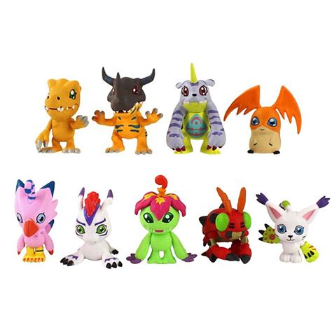 Pcs Lot Cm Digimon Adventure Figures Tailmon Gomamon Piyomon Agumon Patamon Gabumon Tentomon