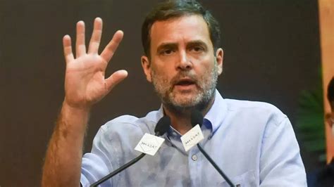 Rahul Gandhi Says I Am 52 But Dont Have A House Yet Bjp Mocks India News Times Now