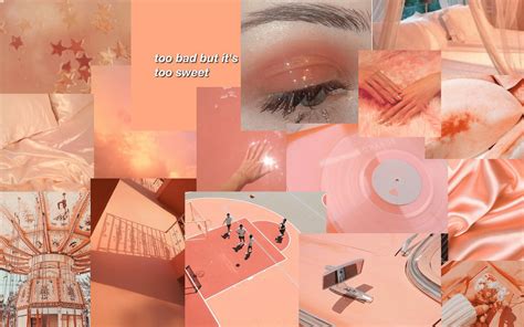 Peachy Aesthetic Laptop Wallpapers Top Free Peachy Aesthetic Laptop