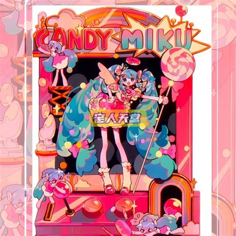 初音未來miku 糖果娃娃機 二次虛擬歌姬吧唧徽章同人周邊谷子 蝦皮購物