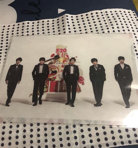 Bn Arashi Anniversary Tour 5x20 Group Clear File A4 Hobbies And Toys