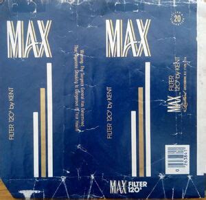 Paquete De Cigarrillos Max 120s Estados Unidos De Américacolus Ct 0738