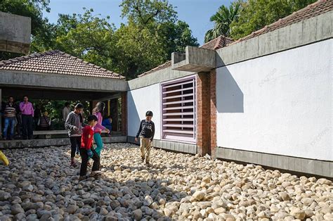 Museum Indias Sabarmati Ashram Gandhi Mengunjungi Arsitektur Politik