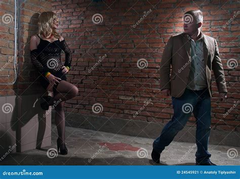 Client And Prostitute Stock Image Image 24545921