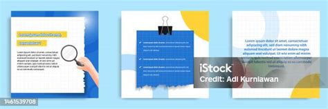 소셜 미디어 회전 목마 게시물 배너 레이아웃 팁 알고 계십니까 팟 캐스트 동기 부여 자기 개발 제품 서비스 지식 템플릿 찢어진 종이 디자인 요소와 질감 접착식 메모지에 대한