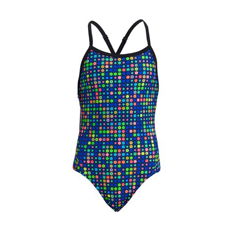 Funkita Girls Twisted One Piece Fks010g Dial A Dot Ocean Paradise