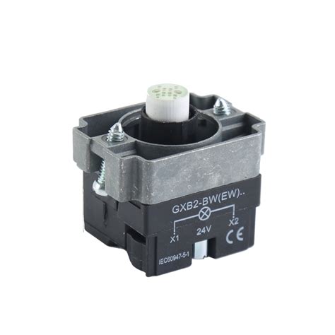 GXB2 BW06 Lamp Base Bottom Seat Of Button With Lamp Direct Type LED Neon And Push Shaft GQEM