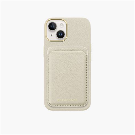 Iphone 13 Pro Leather Magsafe Case With Leather Magsafe Wallet Set